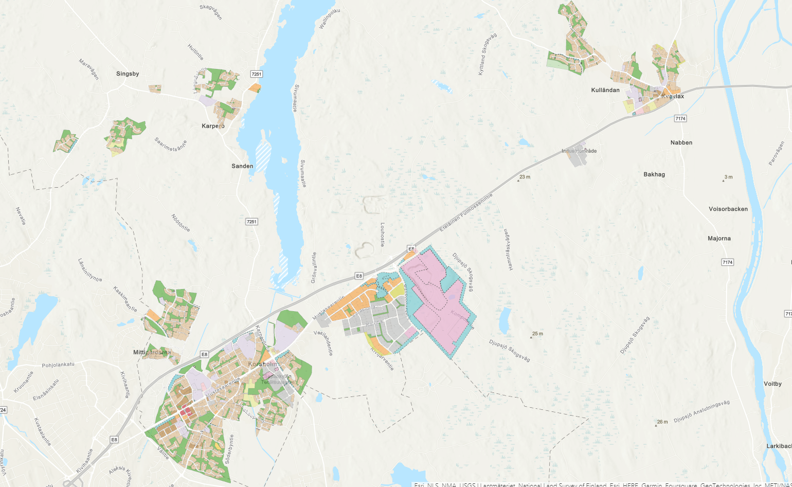 Ny karttjänst med bland annat lediga tomter och planer - Korsholm ...