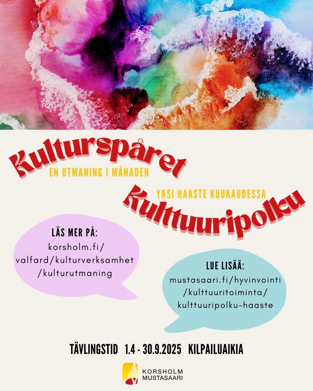 Osallistu Kulttuuripolku-haasteeseen - Mustasaari - Korsholm
