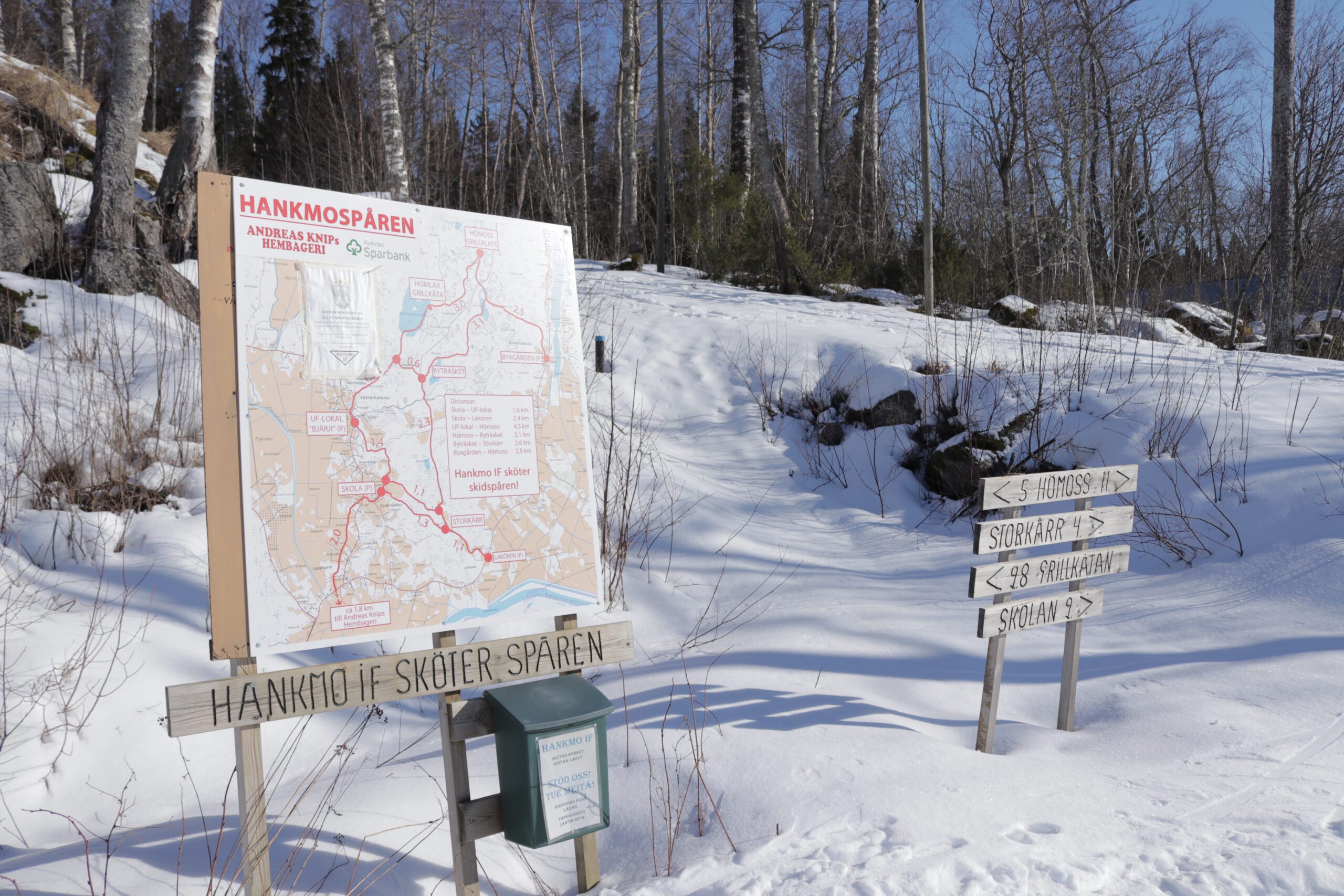 Hankmon hiihtoladut - Mustasaari - Korsholm